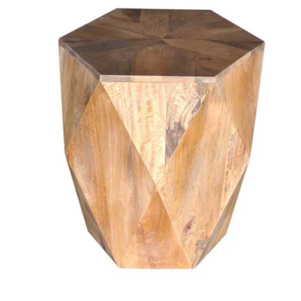 The Twillery Co.® Medfield Solid Wood Block End Table & Reviews | Wayfair