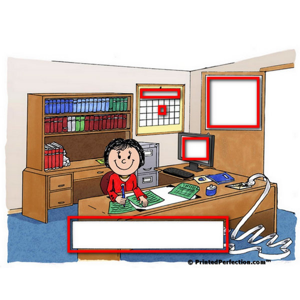 Printed Perfection Personalized Accountant - Female Acrylic Magnet ...