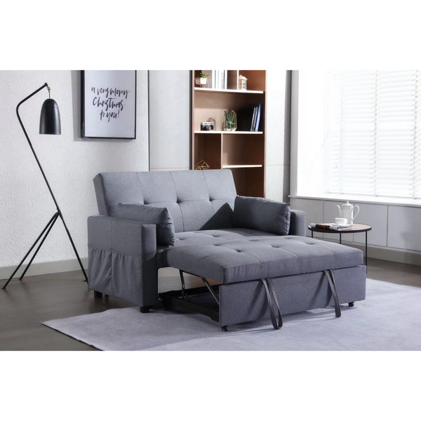 Ebern Designs Margaid 55.13'' Upholstered Sleeper Sofa Modern Sofa ...