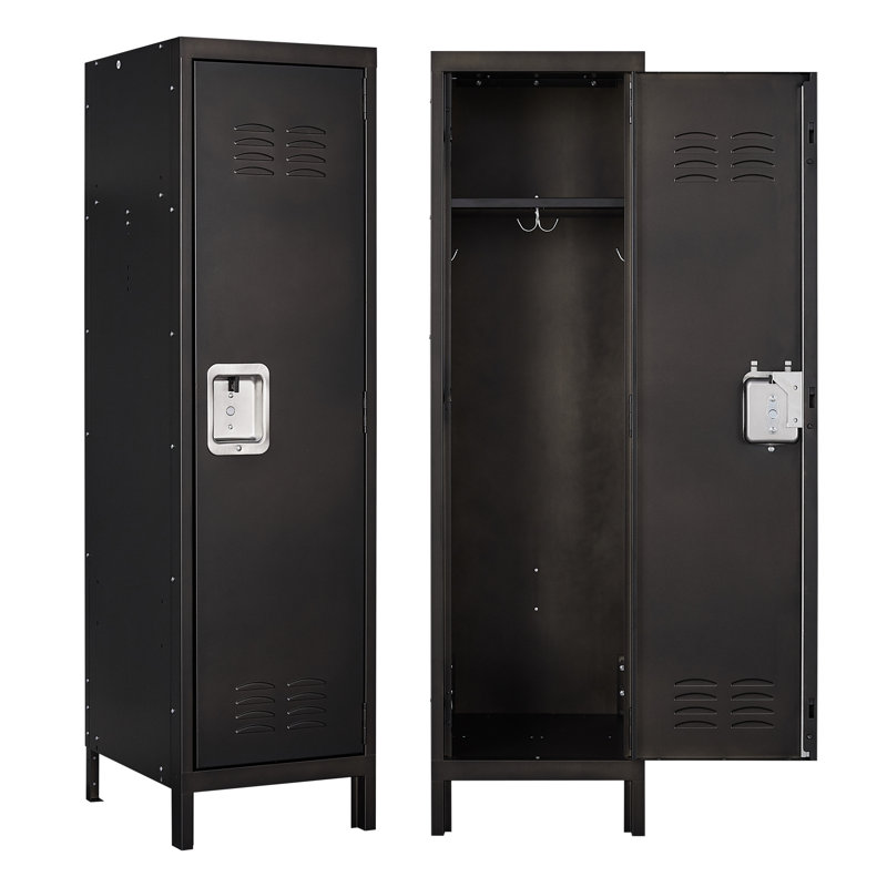 Steelcube 15 Inch Wide Steel Storage Locker Cabinet with 1 Door and ...