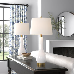 Tall White Table Lamps You'll Love | Wayfair