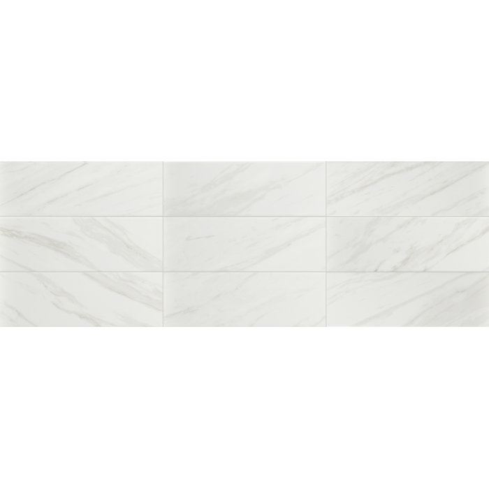 Daltile Perpetuo 4" X 12" Porcelain Marble Look Wall & Floor Tile | Wayfair