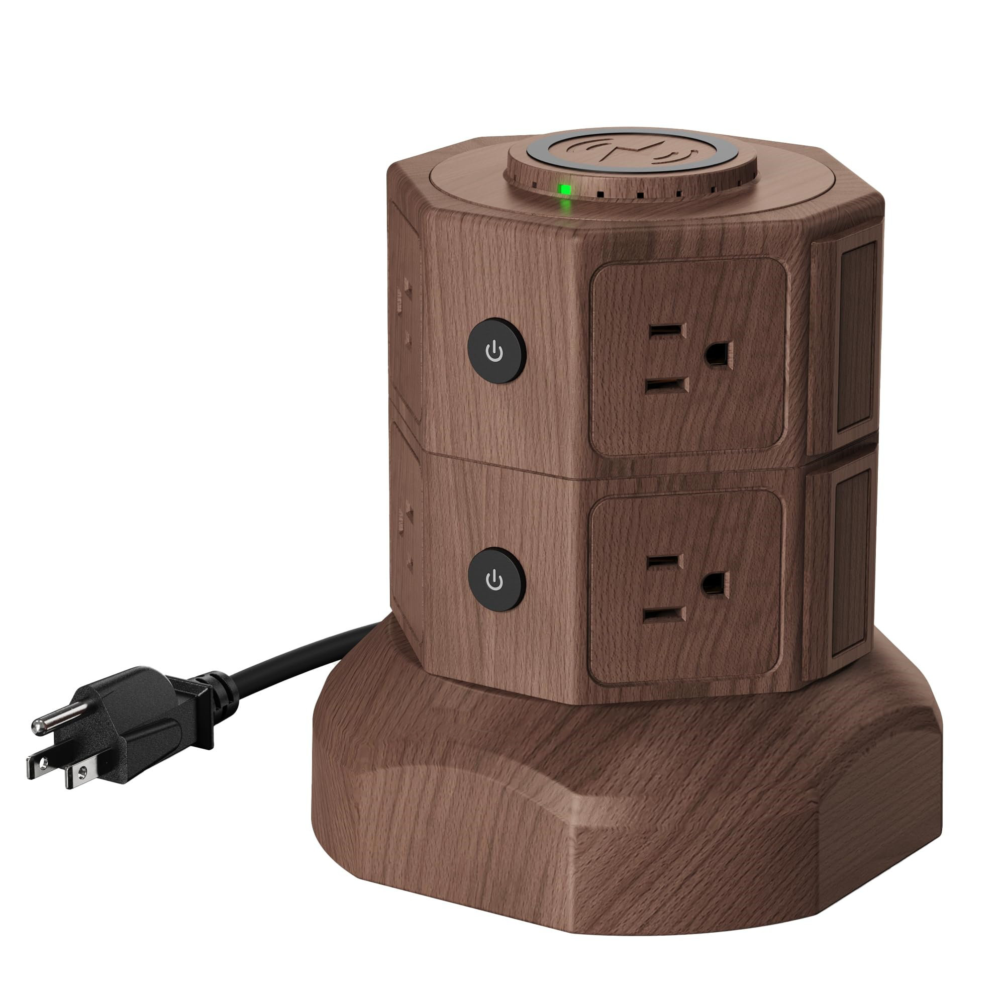 MASTER CRAFT WINDOW AND DOOR Power Strip Surge Protector Tower With 15W ...
