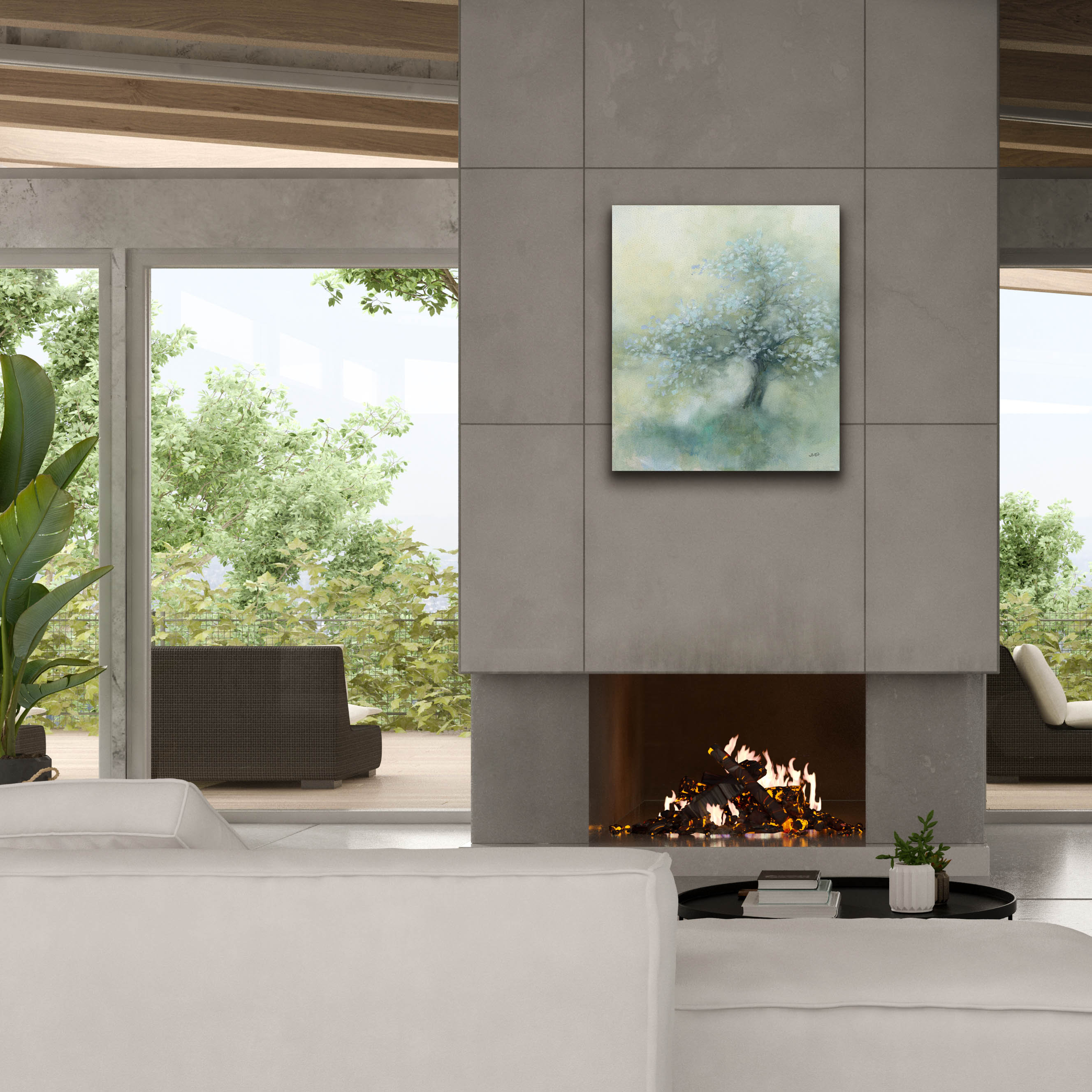 Epic Graffiti 'Subtle Tree 2' by Julia Purinton Canvas Wall Art | Wayfair