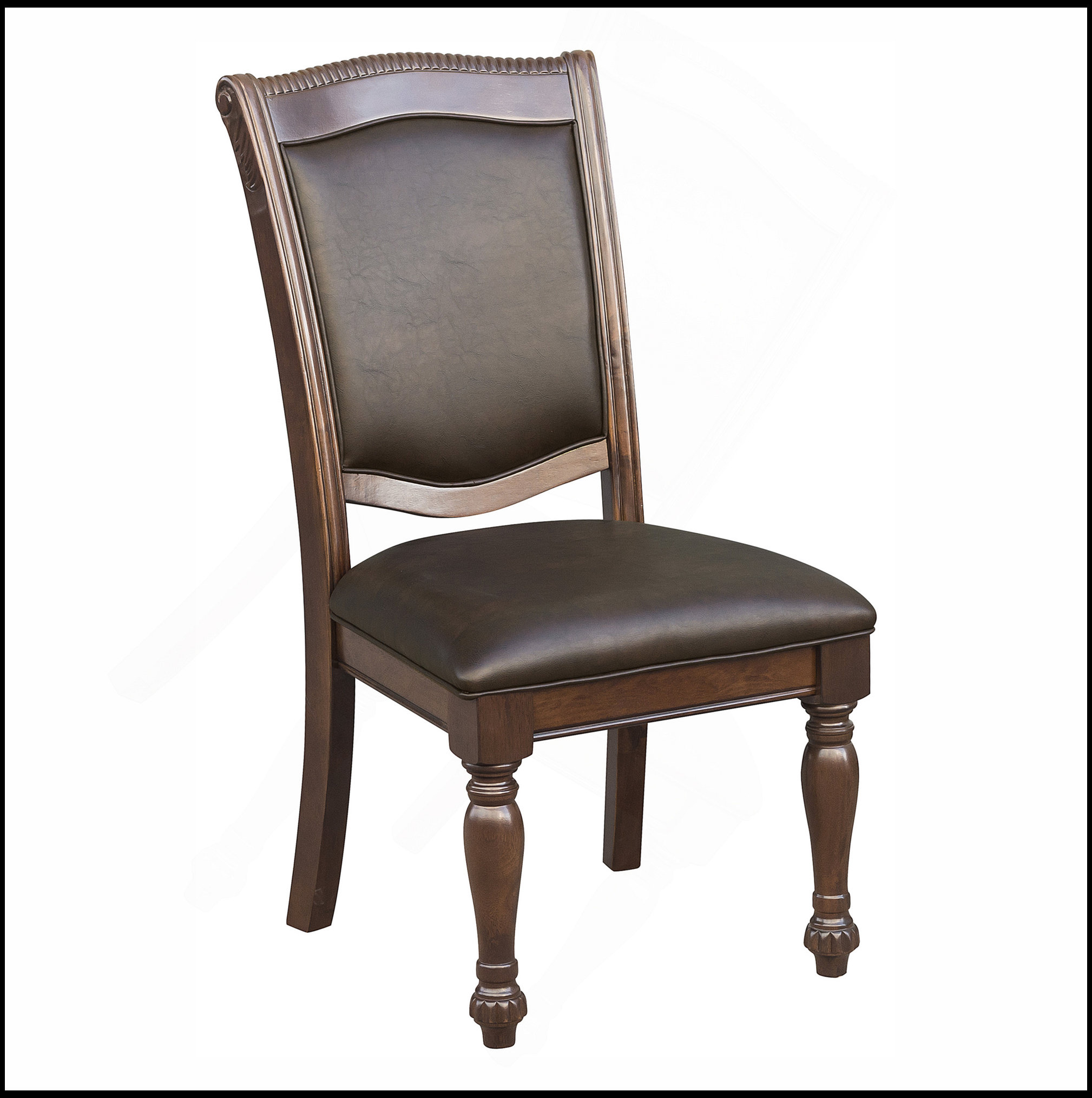 Wildon Home® Traditional Dining Wooden Side Chairs Set Of 2 Brown ...