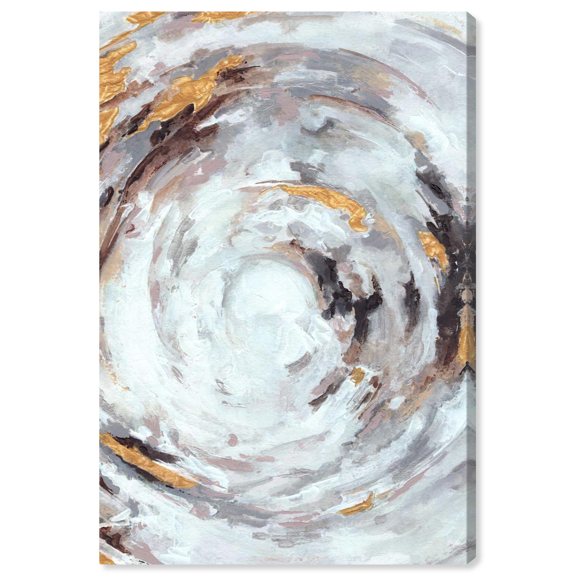 Art Remedy Cyclone Art Canvas Blue Paintings by Art Remedy | Wayfair