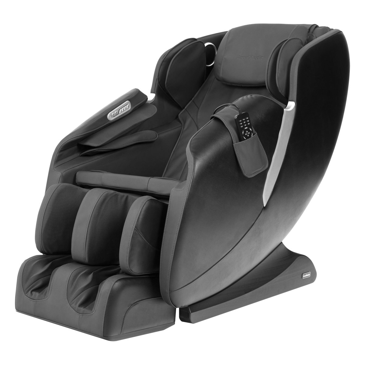Inbox Zero Faux Leather Power Reclining Heated Massage Chair | Wayfair