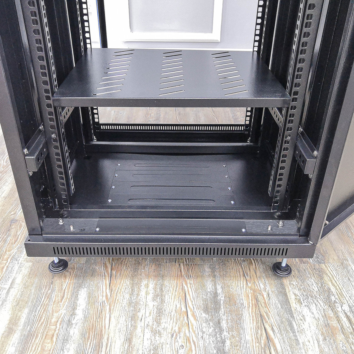 Inbox Zero Server AV Cabinet Audio Video Equipment Rack Lock Keys Metal ...