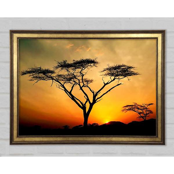 Brayden Studio Arcania Tree Sunblaze - Single Picture Frame Art Prints ...