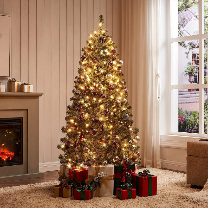 NOMBEL 5 Feet Christmas Tree , with 424 Branch Tips, 200L Incandescent ...