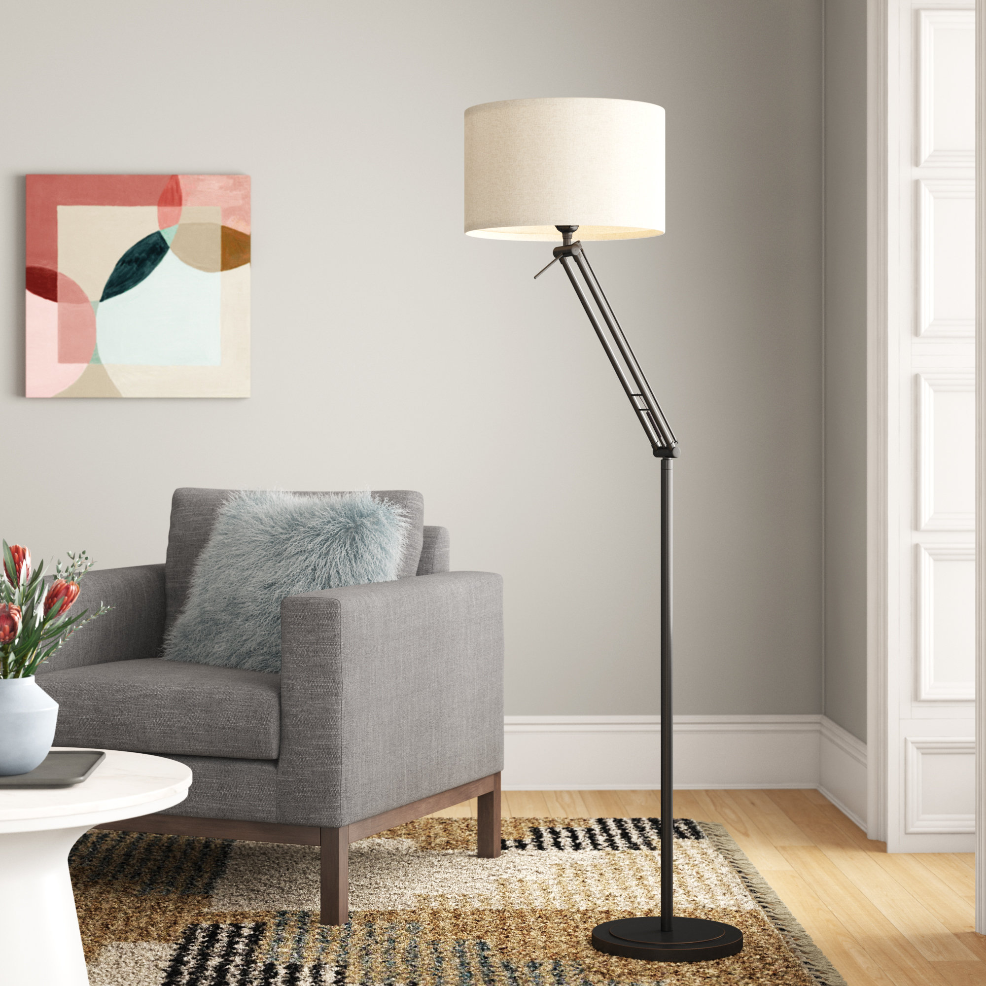Wrought Studio Assunta 51" Task Floor Lamp & Reviews - Wayfair Canada
