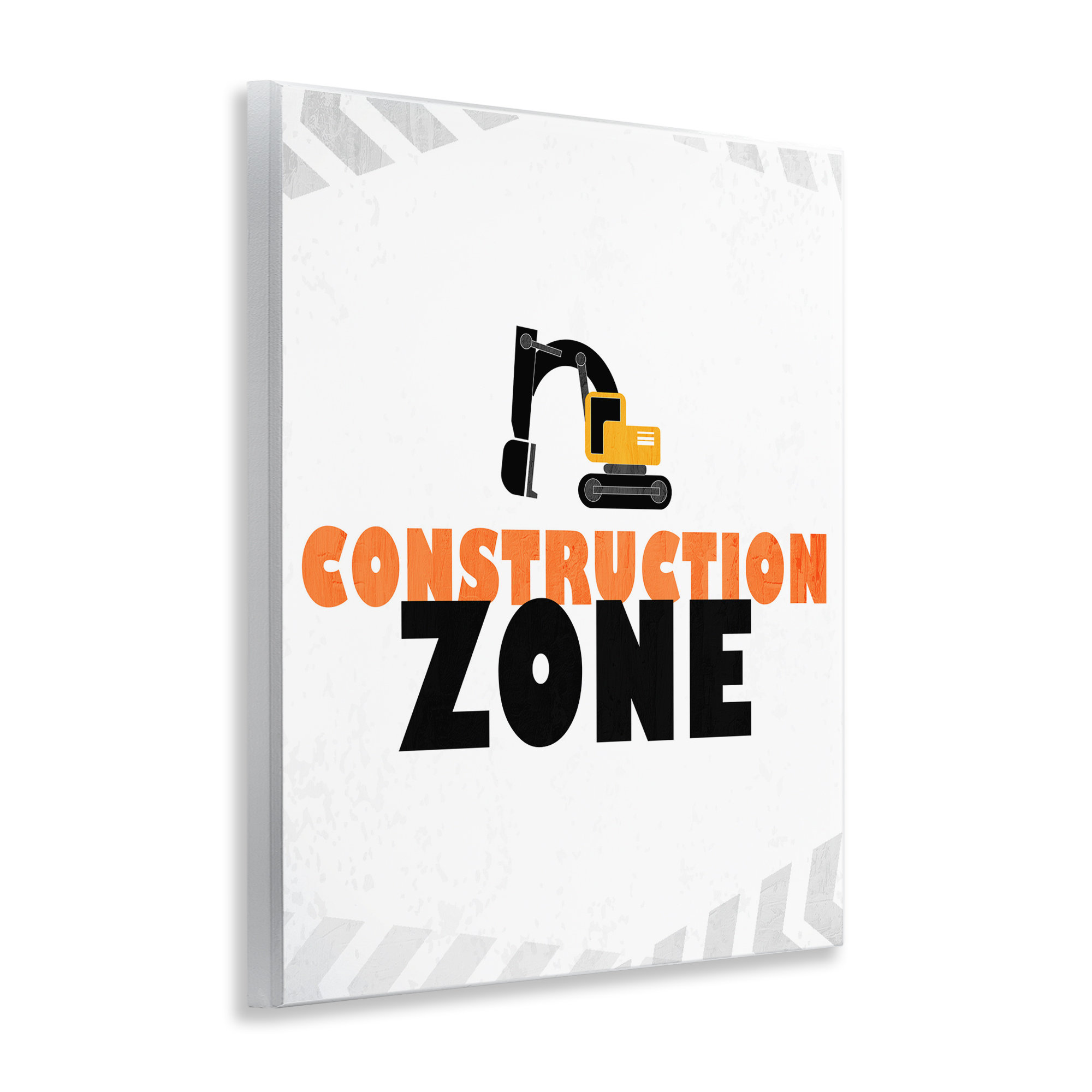 George Oliver Construction Zone Minimal Wall Plaque, design by Kim ...