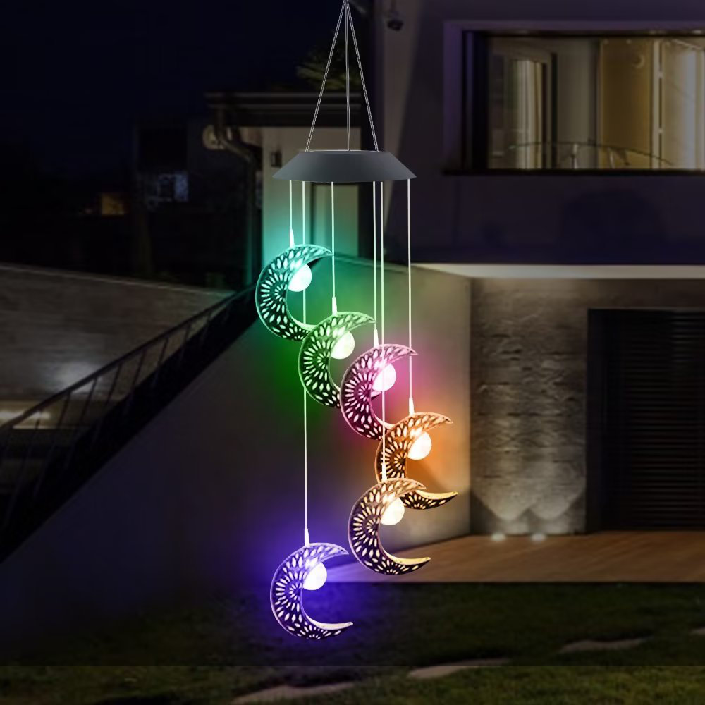 Bungalow Rose Maryfrances Solar Lights Moon Fairy Angel Outdoor Decor ...
