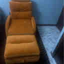 George Oliver Jonilda Upholstered Accent Chair and Ottoman with ...