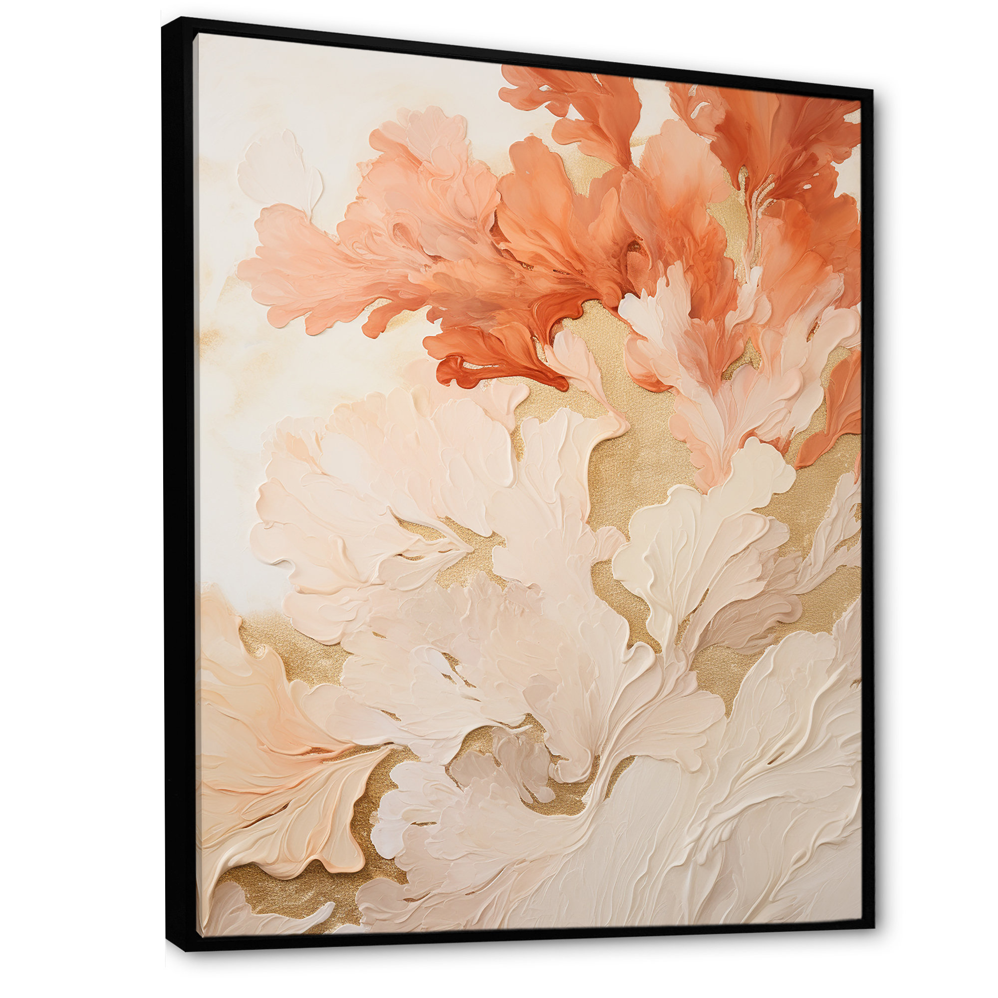 Design Art Pink And White Coastal Coral Collage III - Beach & Ocean ...