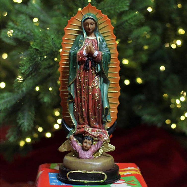 Northlight 12" Our Lady of Guadalupe with Angel Religious Christmas ...