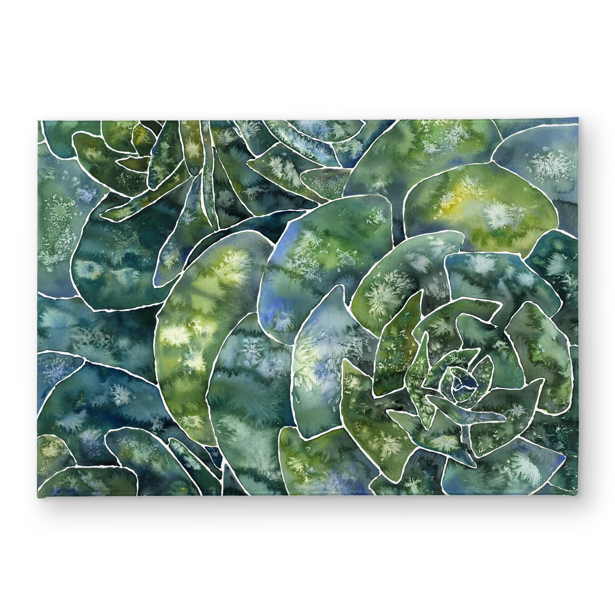 East Urban Home Abstract Succulents Door Mat - Indoor Outdoor Bathroom ...