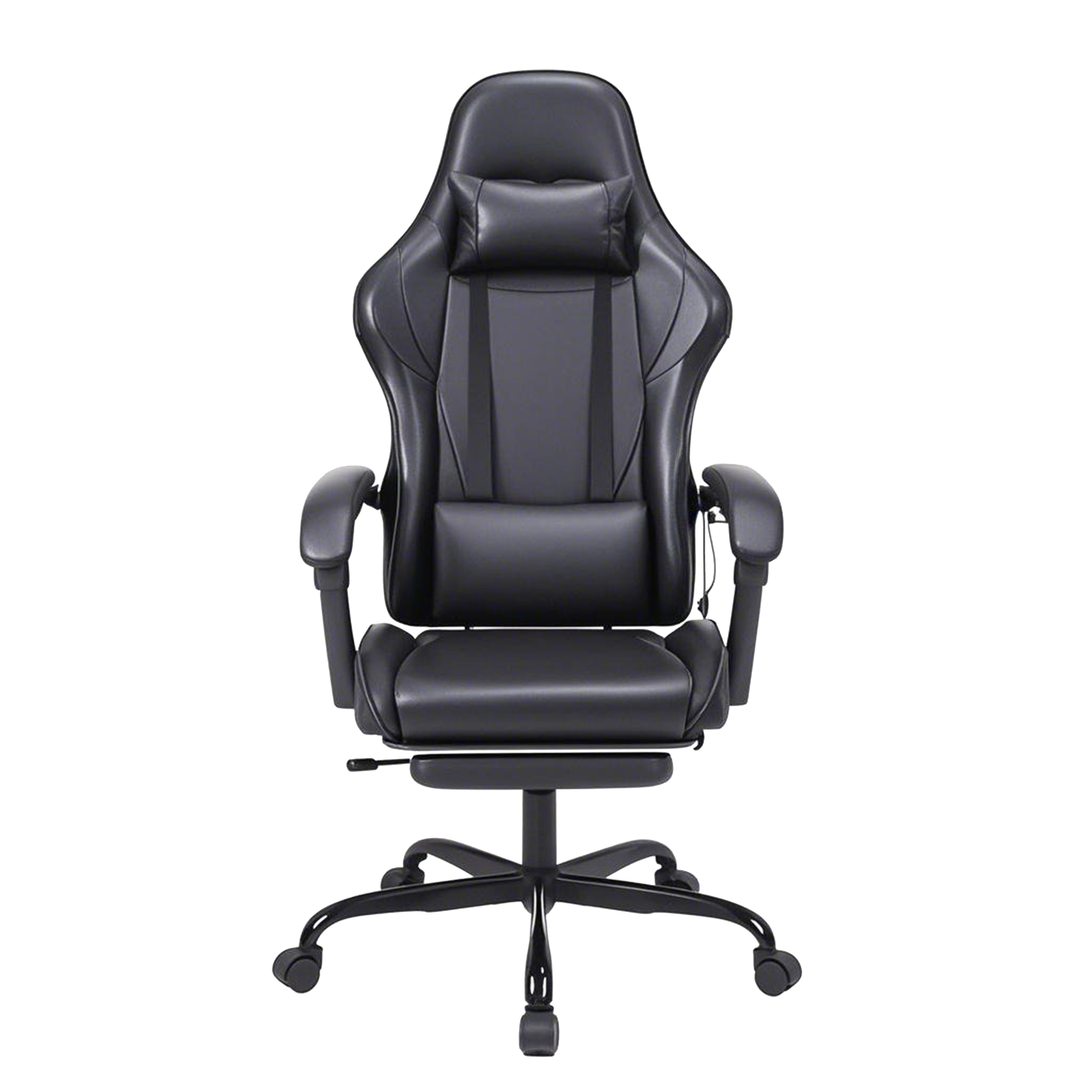 Inbox Zero Ergonomic Gaming Chair Faux Leather Reclining Swiveling PC ...
