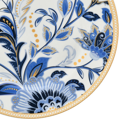 Darby Home Co Tracton 7.5'' Porcelain China Dessert Plate - Set of 4 ...