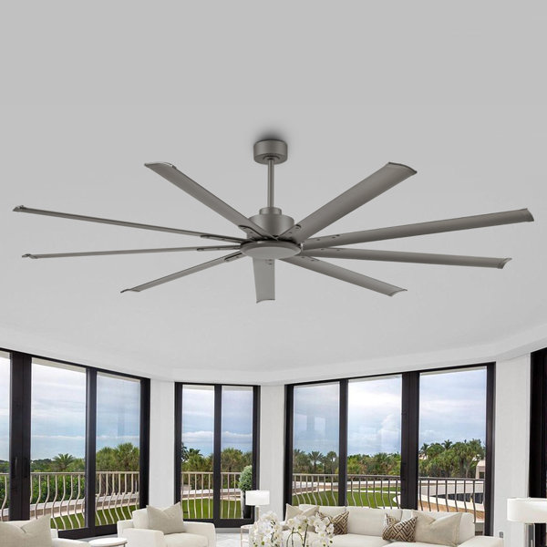 Wade Logan® Ayodele 84-inch 9-Blades Indoor Ceiling Fan with Remote ...
