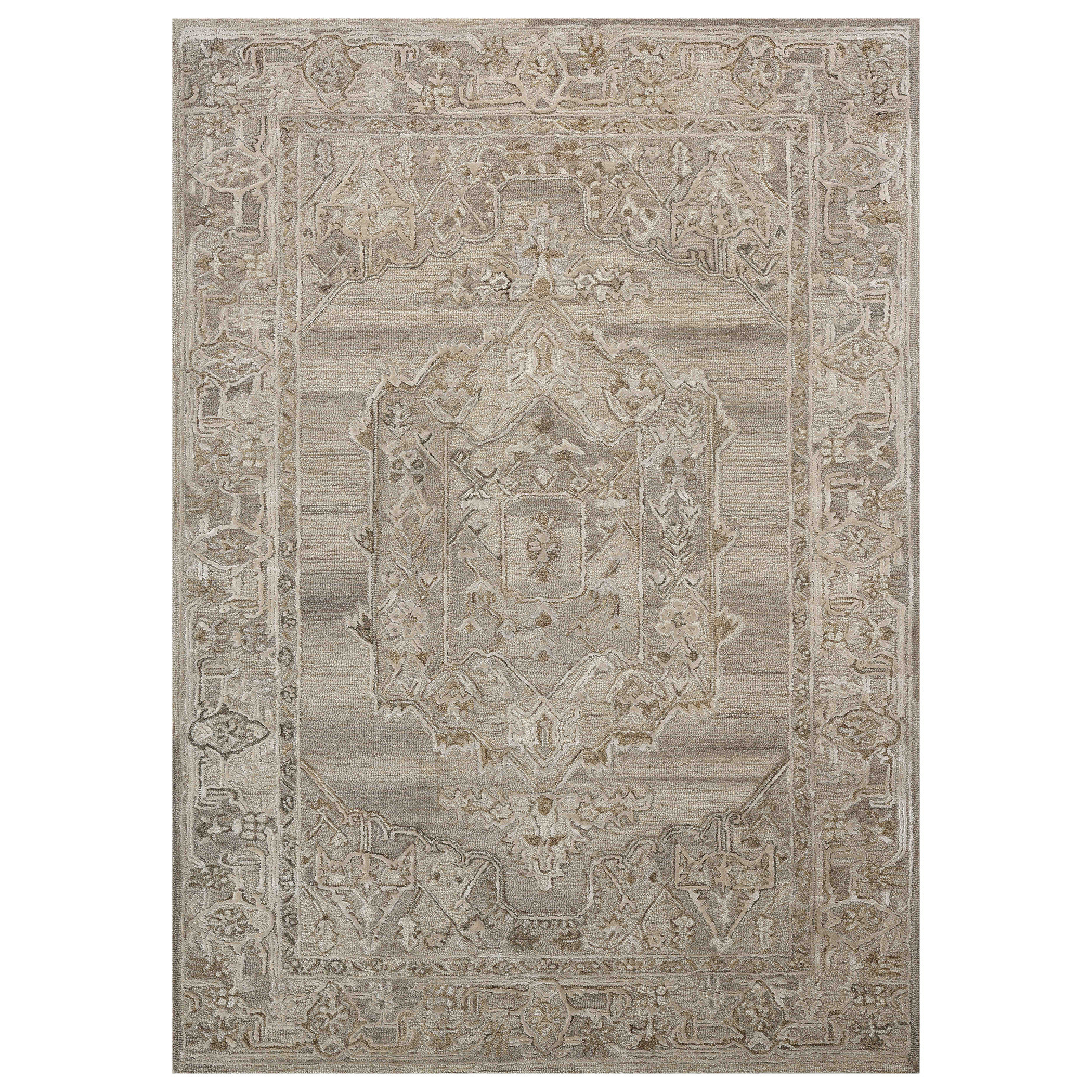 Bungalow Rose Vestige Oriental Design Hand-Tufted Camel Area Rug | Wayfair