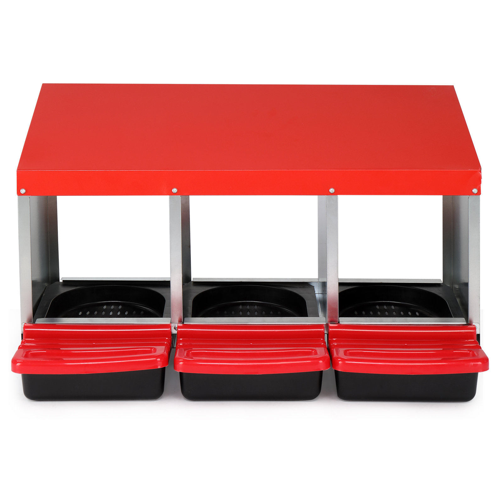 Tucker Murphy Pet™ 3 Compartment Roll Out Chicken Nesting Box - Red ...