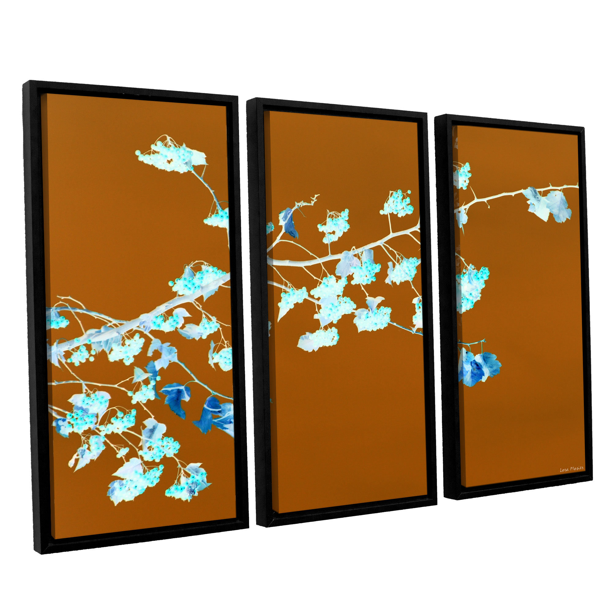 ArtWall 'Just Leaving' by Lora Mosier 3 Piece Framed Graphic Art on ...