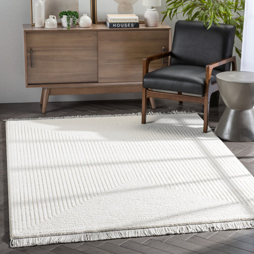 Wayfair | Ivory & Cream Shag Area Rugs You'll Love in 2024