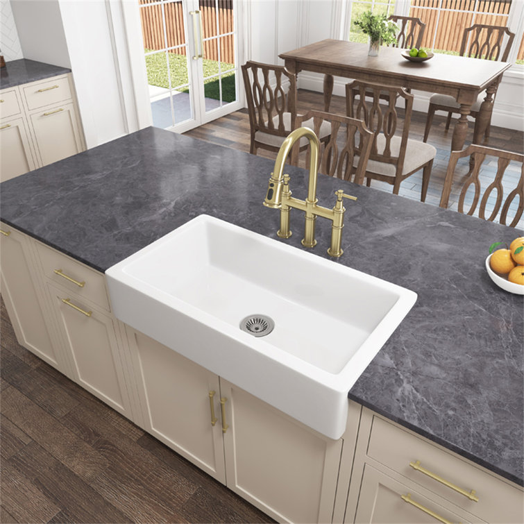 Ceballos Farmhouse Sink Deep Apron Sink Undermount Farmhouse Kitchen ...