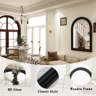 Ophelia & Co. Arched Waterproof Solid Wood Wall Mirror & Reviews | Wayfair