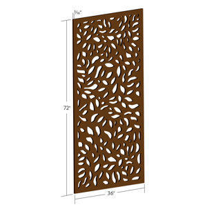 DESIGN-VU Evergreen Decorative Privacy Panel & Reviews | Wayfair