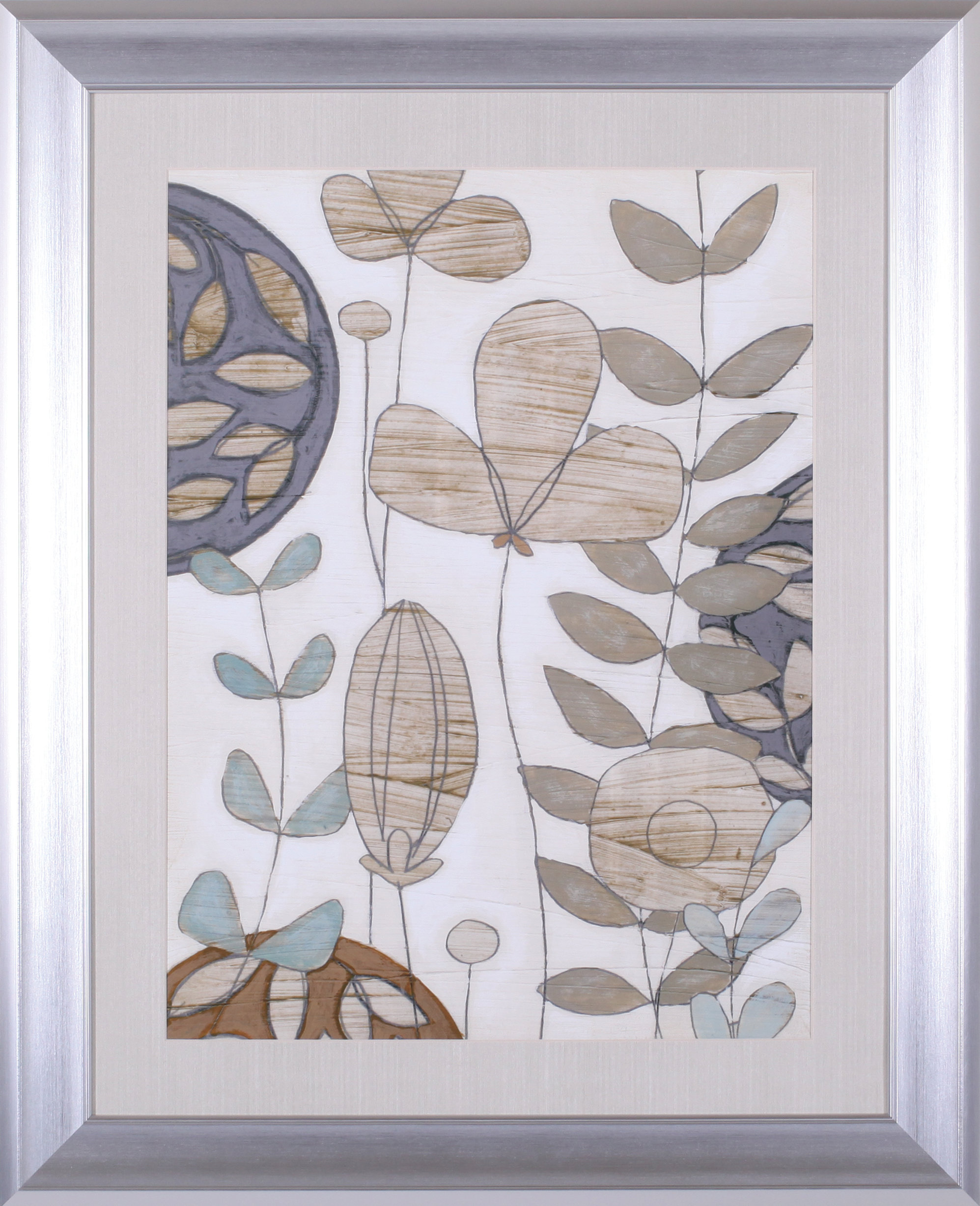 Ebern Designs 'Garden Contours II' Framed Print | Wayfair