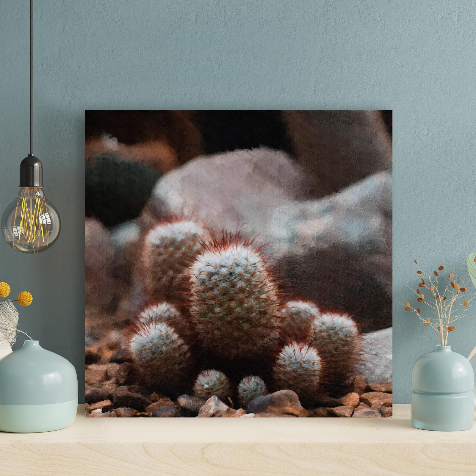 Foundry Select Some Cacti From The Ground - 1 Piece Square Graphic Art ...