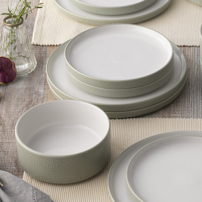 Noritake Colortex Stone 12-Piece Dinnerware Set, Service for 4 ...