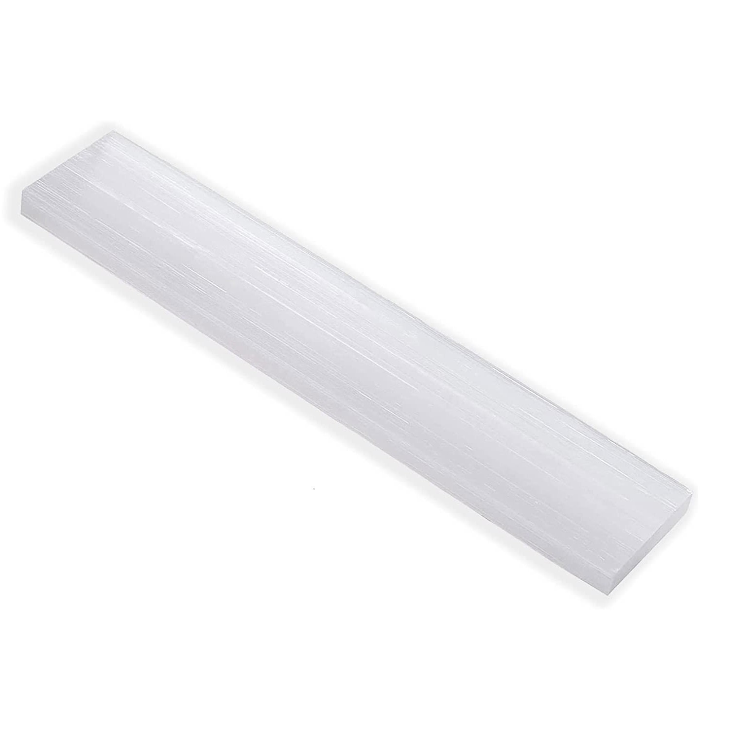 Northlandz Selenite Crystal Plate Ruler, Charging Station For Crystals ...