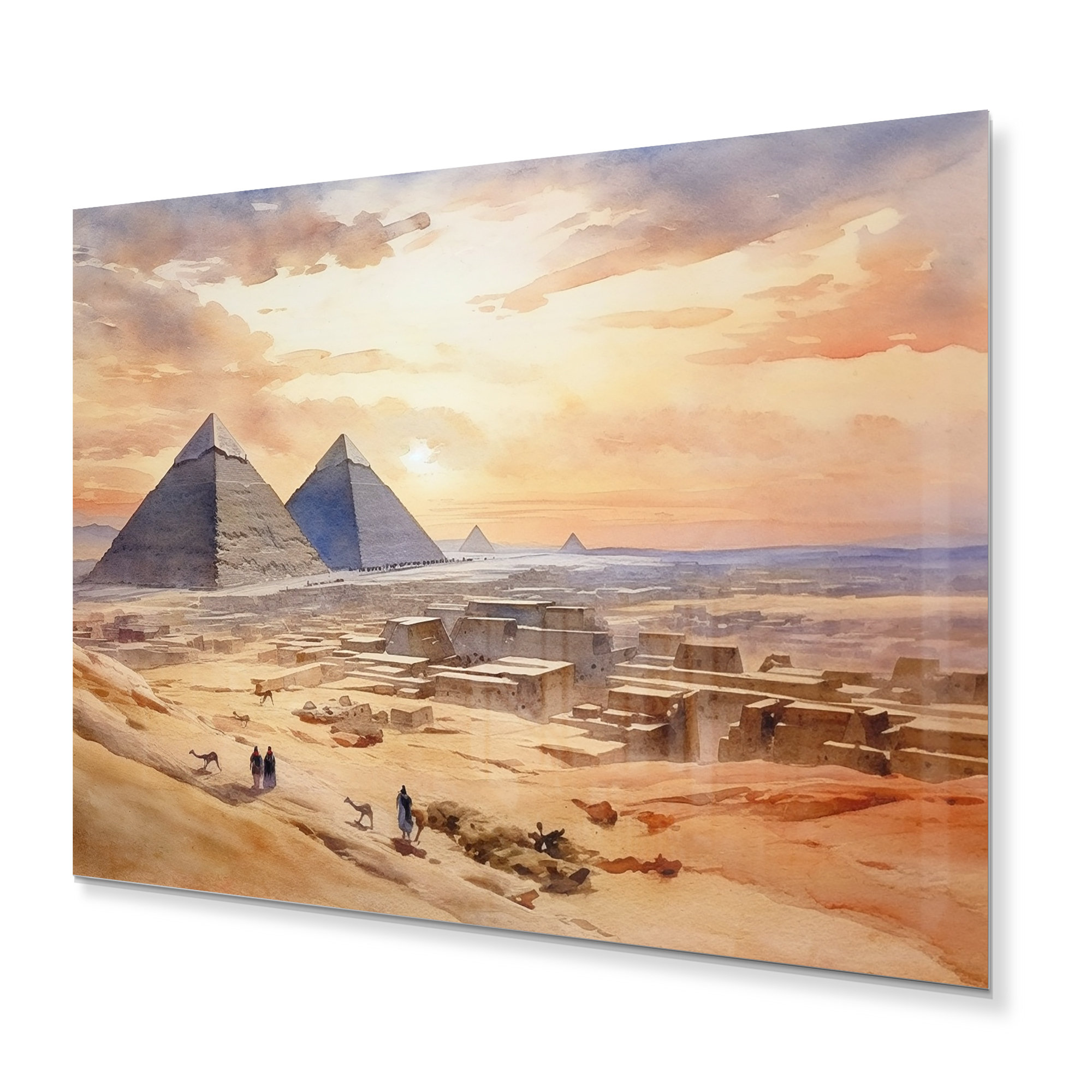 Foundry Select Historical Desert - Landscapes Print on Metal | Wayfair