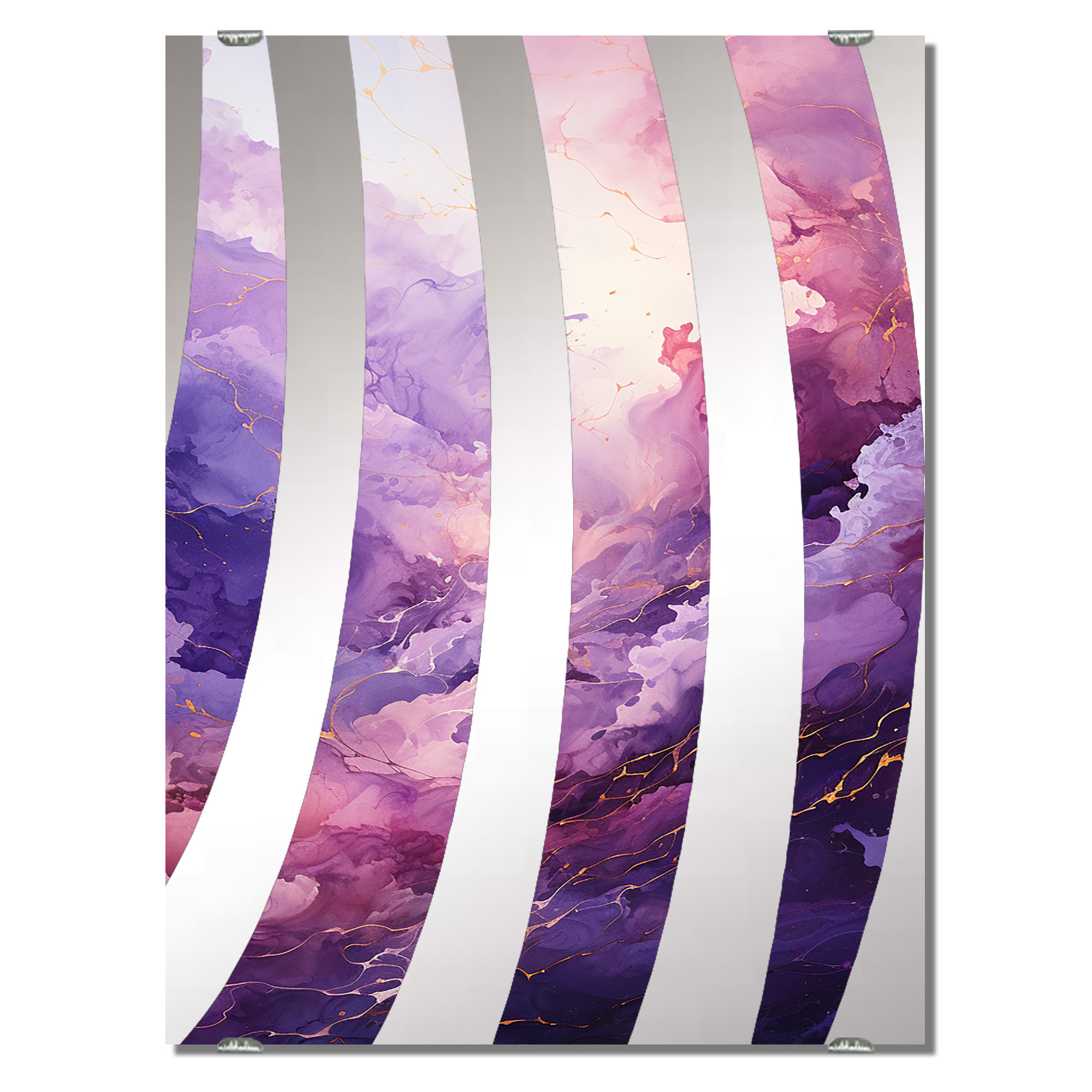 East Urban Home Lonaker - Abstract Collages Mirror Wall Decor | Wayfair