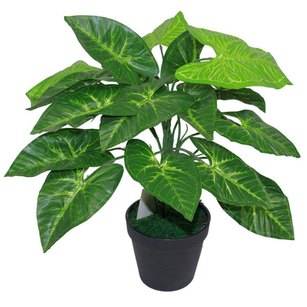 Leaf 45cm Faux Plant in Pot Liner | Wayfair.co.uk