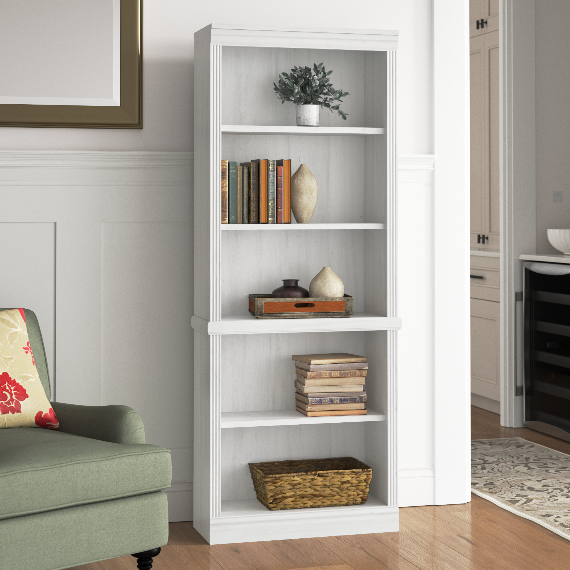 Lark Manor Anotidaishe 71.26'' H Standard Bookcase & Reviews - Wayfair ...