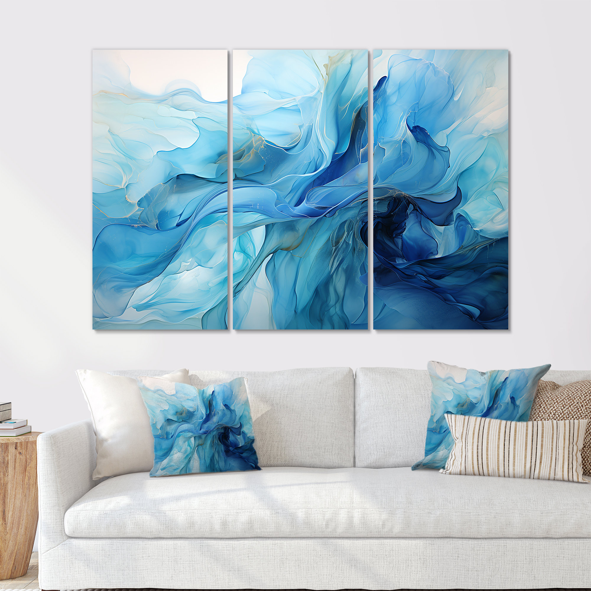 Beachcrest Home™ Oceanic Rhapsody II - Abstract Impressionism Wall ...