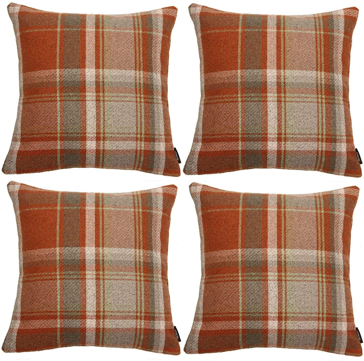 McalisterTextiles Plaid 43'' Throw Pillow Cover | Wayfair