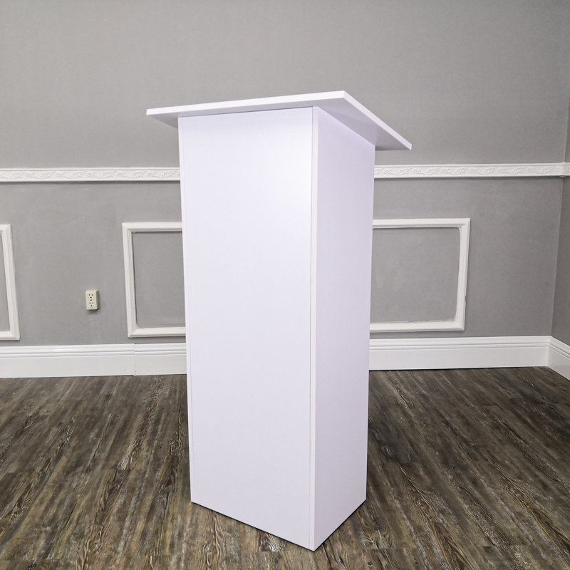 FixtureDisplays MDF Wood Podium Church Pulpit School Lectern Conference ...