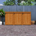 Tiger Sheds Tiger Wooden Triple Bin Store | Wayfair.co.uk