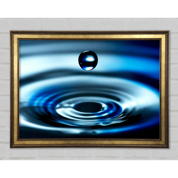 Ivy Bronx Blue Water Drop - Print | Wayfair.co.uk