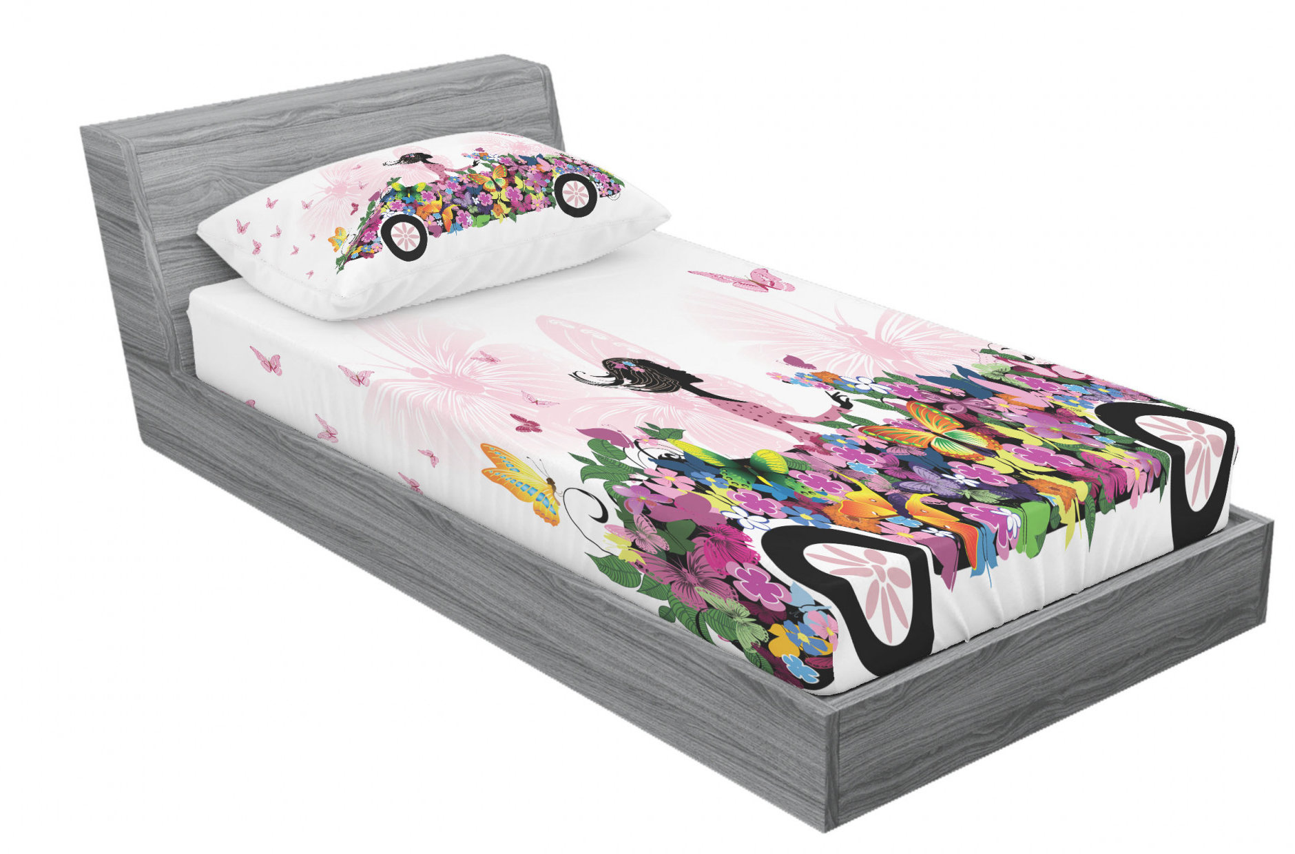 Ambesonne Cars Sheet Set | Wayfair