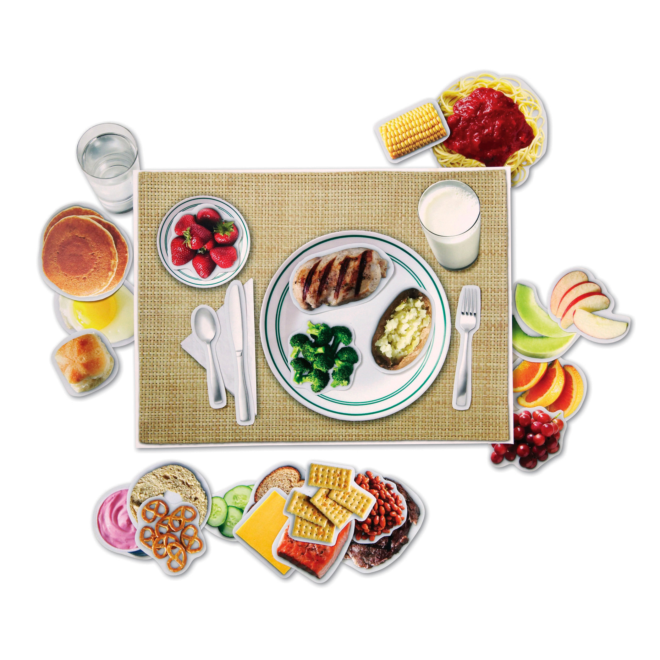 Learning Resources Pretend & Play Magnetic Healthy Foods Set | Wayfair