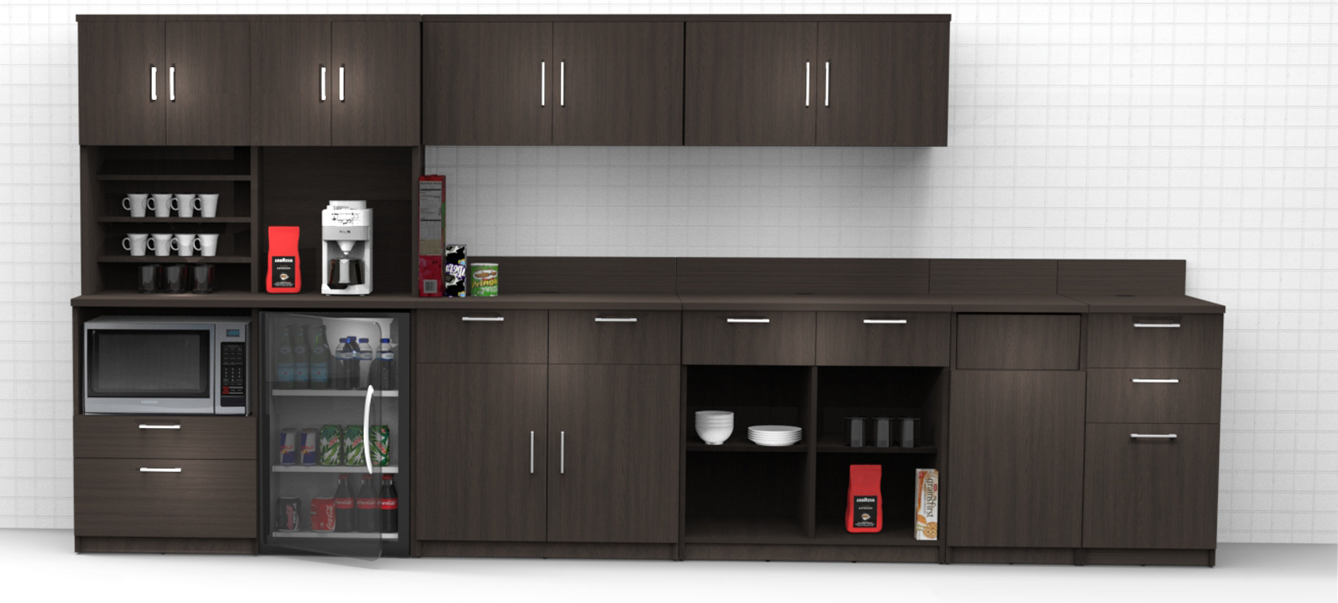 Breaktime Buffet Sideboard Kitchen Break Room Lunch Coffee Kitchenette ...