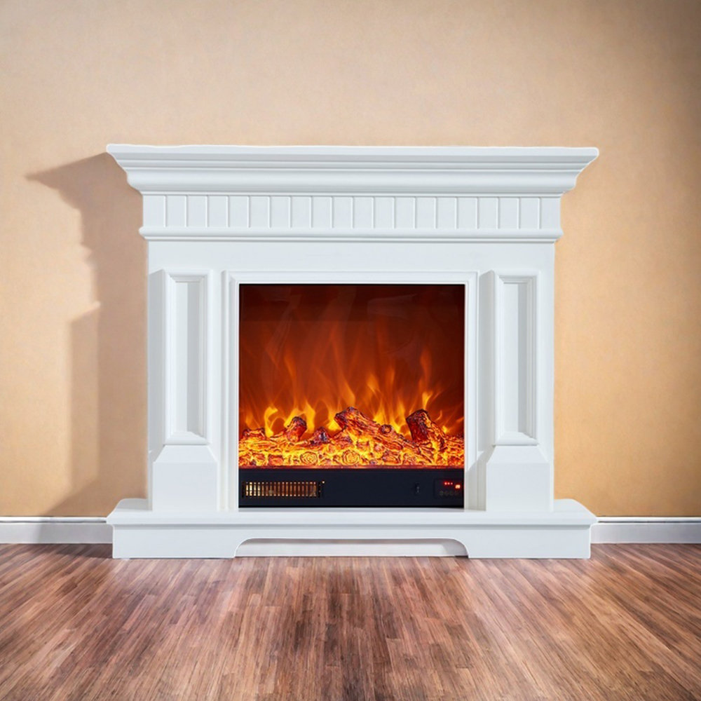 wangling hone Fashion simple three-dimensional line fireplace | Wayfair