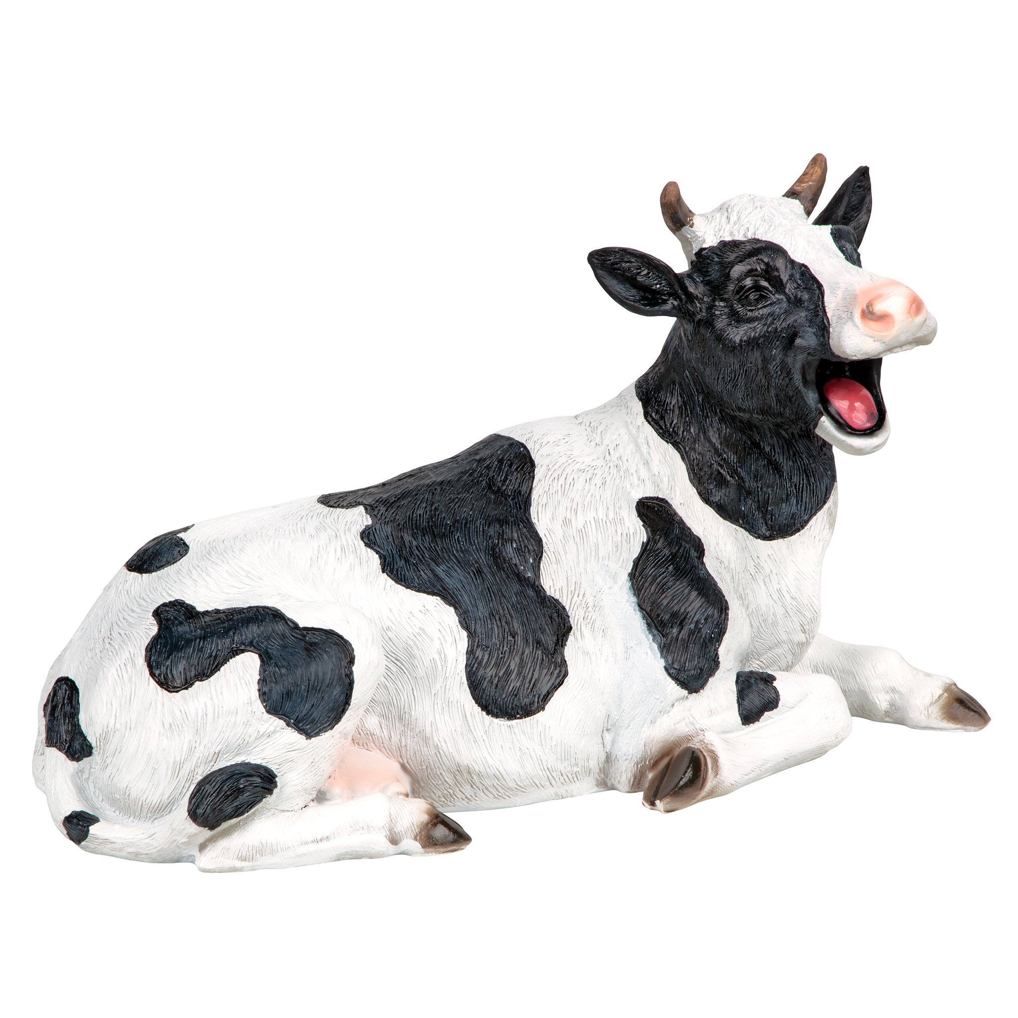 Design Toscano Laughing Cow Statue & Reviews | Wayfair