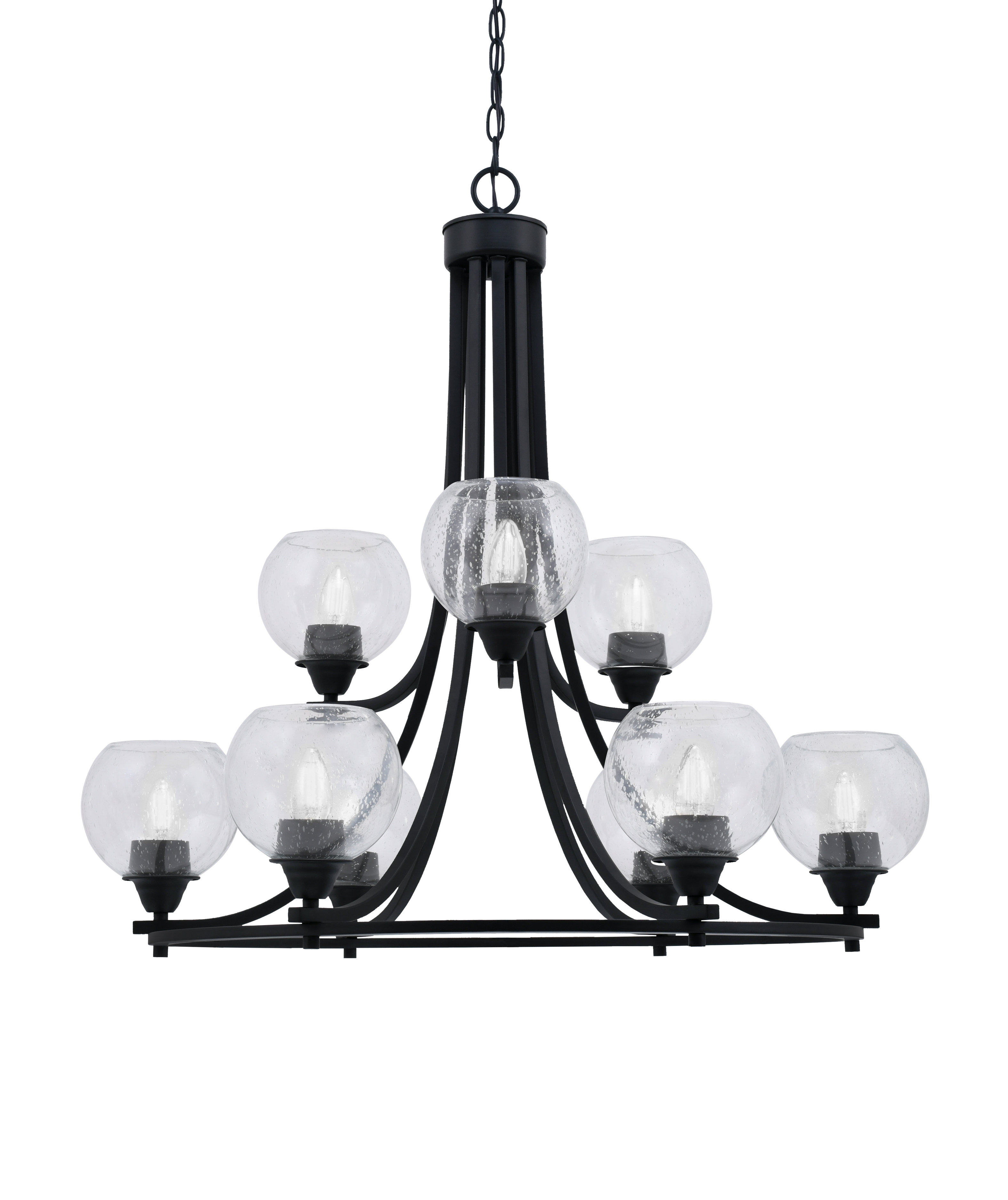 Toltec Lighting Paramount 9 Light Uplight Chandelier | Wayfair